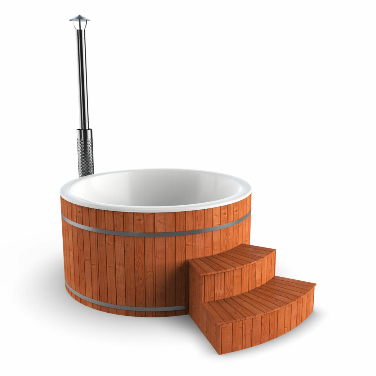 Deluxe Acrylic Wood-Fired Hot Tub | Royal Tubs