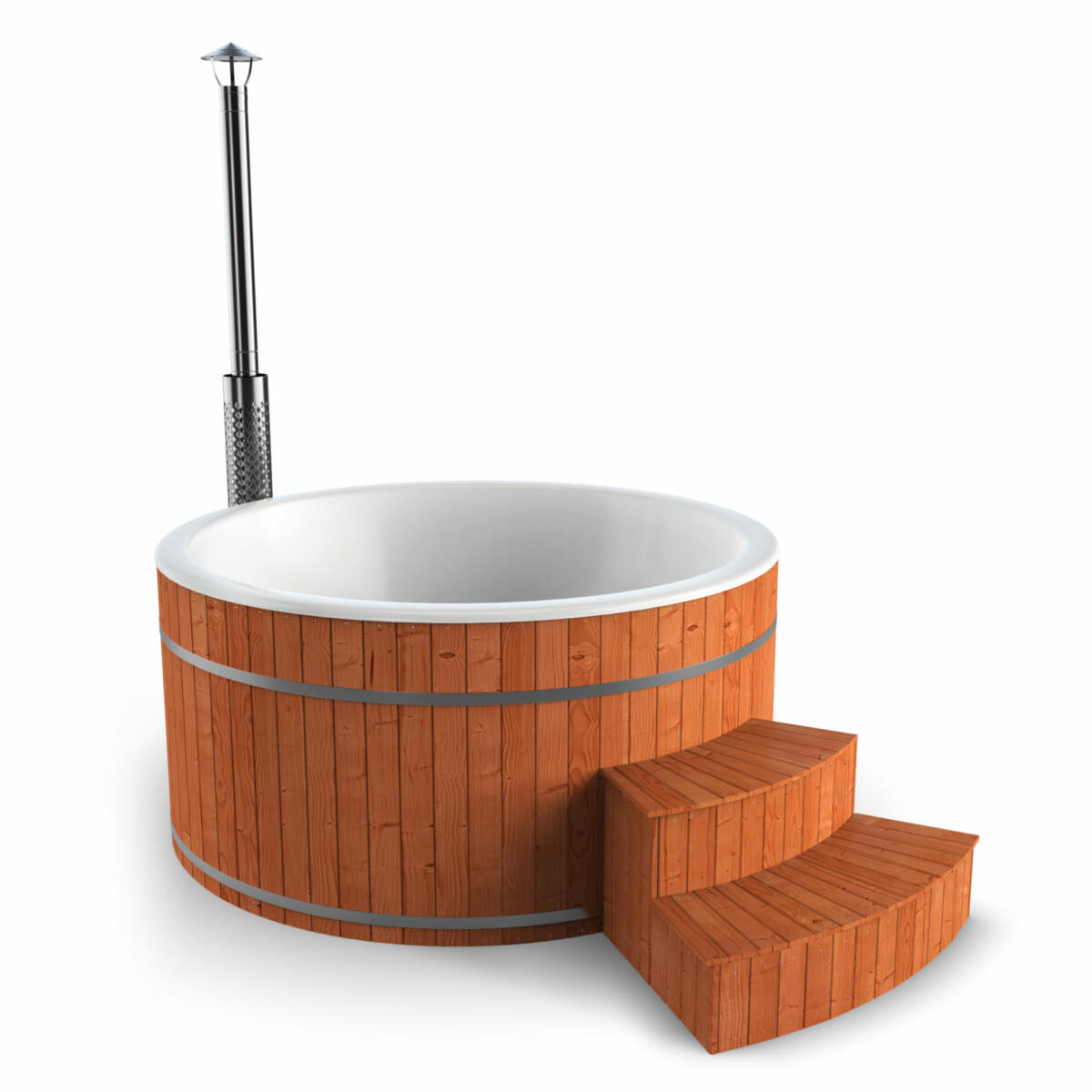 Deluxe Acrylic Wood-Fired Hot Tub | Royal Tubs