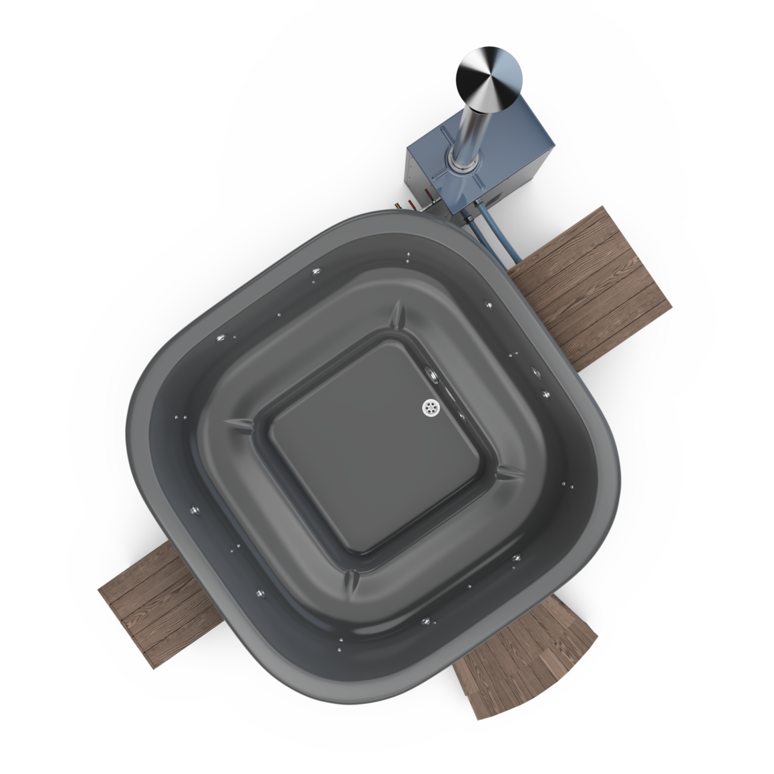 Square Hot Tub | Royal Tubs